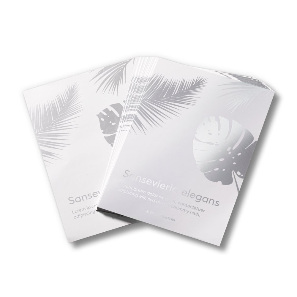 Flyers avec couleurs à effets, A4 moitié, impression recto seul, A4 moitié chez Onlineprinters